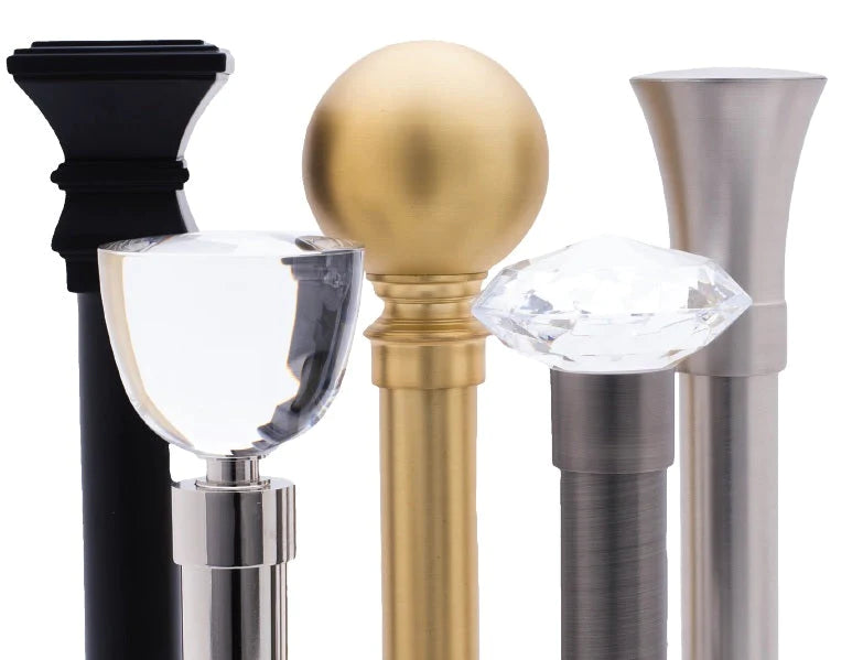 Iconic Channel Rod Collection 28mm (1 1/8") – The Drapery King Toronto