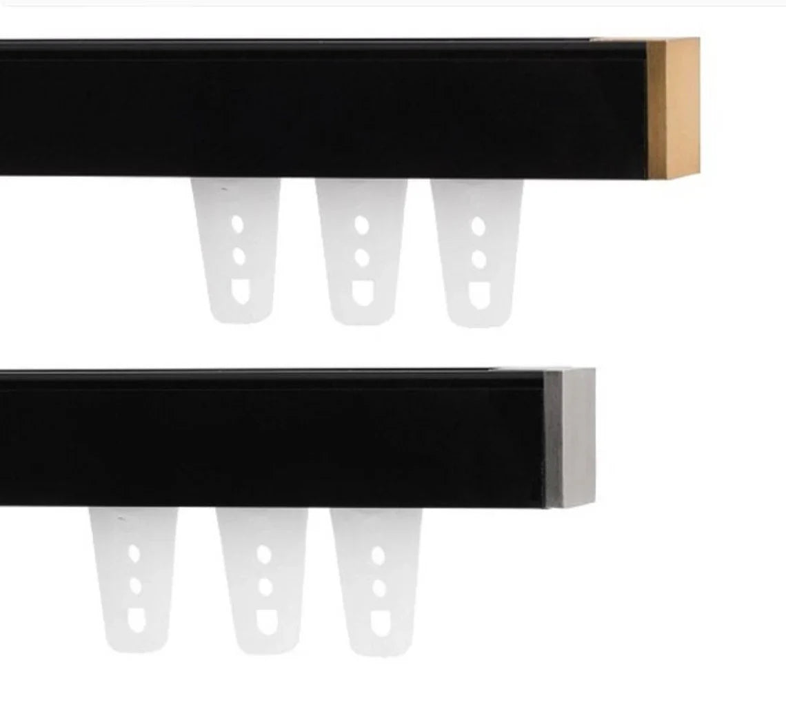 Iconic Square Slim line Channel Rod Collection (3/4") – The Drapery ...