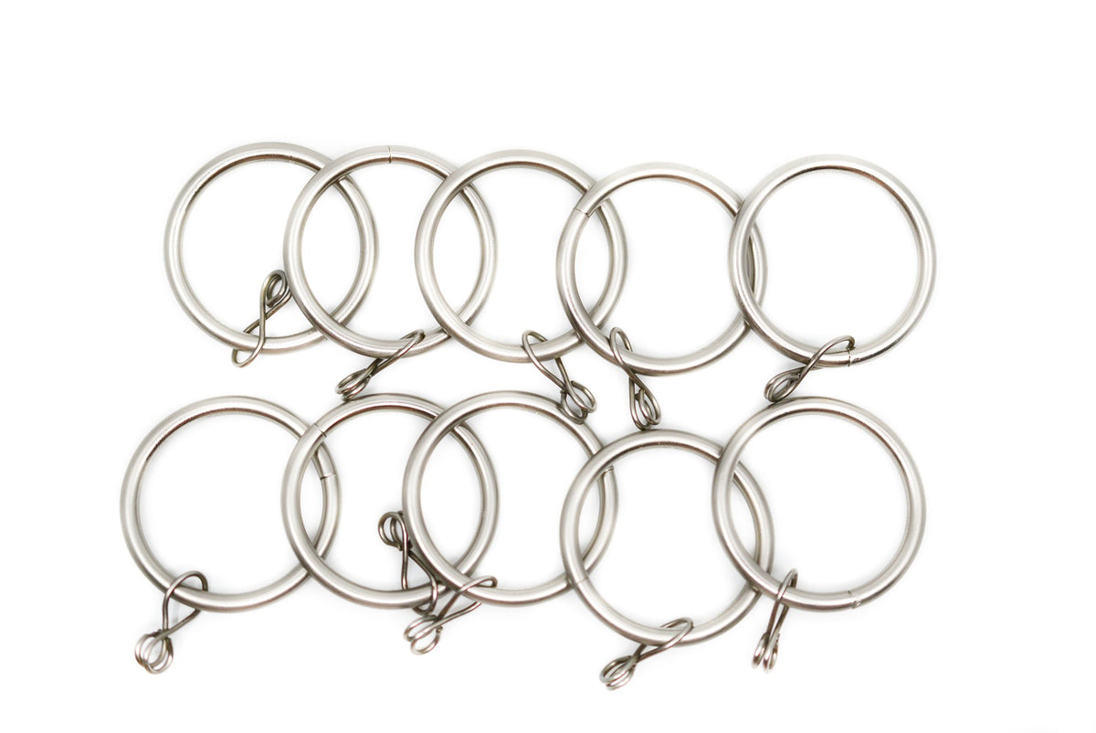 1- 1/2" Inside Diameter Steel Rings / With Insert – The Drapery King ...