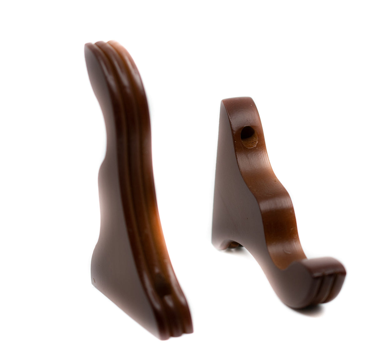 3 1/2" Projection Wood Bracket (35mm) Wood Bracket 503 F88 Walnut – The ...